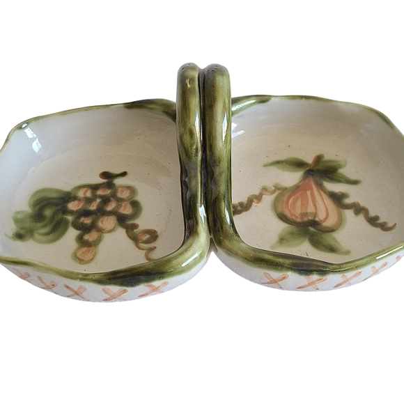 Dining | Stoneware Divided Relish Dish | Poshmark